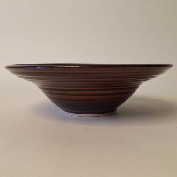 Accents | Signed Dark Red Hand Thrown Pottery Bowl | Poshmark